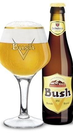 Bush, bière Blonde, Vente de bières belges, françaises